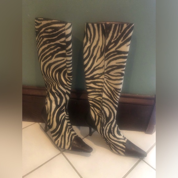 gianni milanesi | Shoes | Gianni Milanesi Vintage Calf Skin Zebra ...